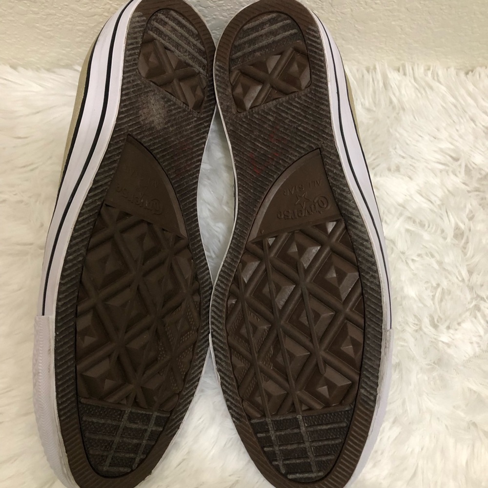 Converse Gold Metallic Sneakers - Gem